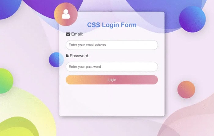 Login Page In Html With Css Code Safe And Stylish Login Forms