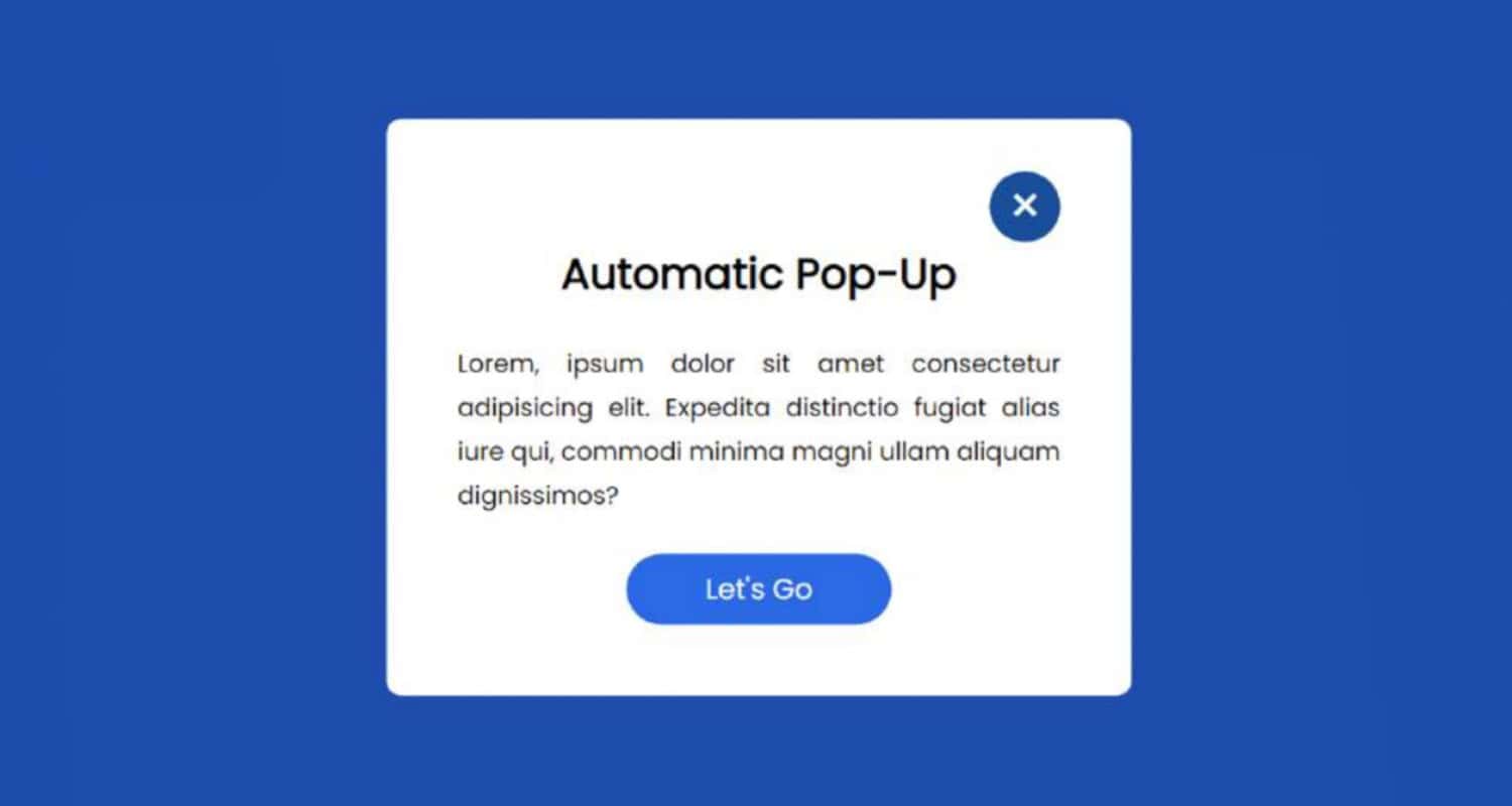 Automatic Pop Up Window In Html Engaging Users Effectively 8577